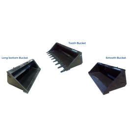 60" Bucket, low profile w/ bolt on edge